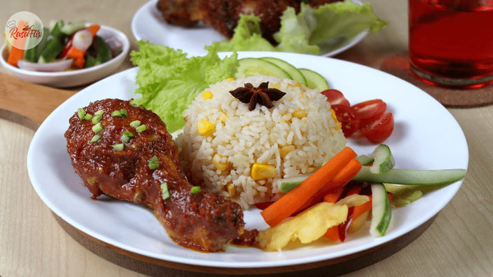 Nasi Jagung Set w/o Black Pepper Prawn | Serves 10 - 12 pax – Deli ...