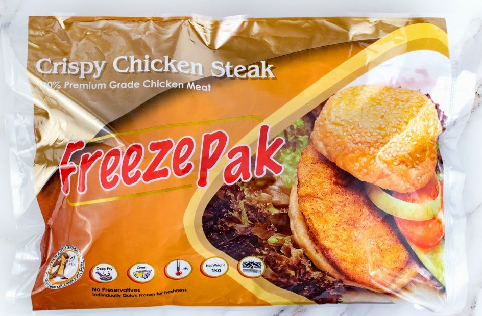 Freezepak Crispy Chicken Steak / 1kg* – Deli Frozen Food Pte Ltd